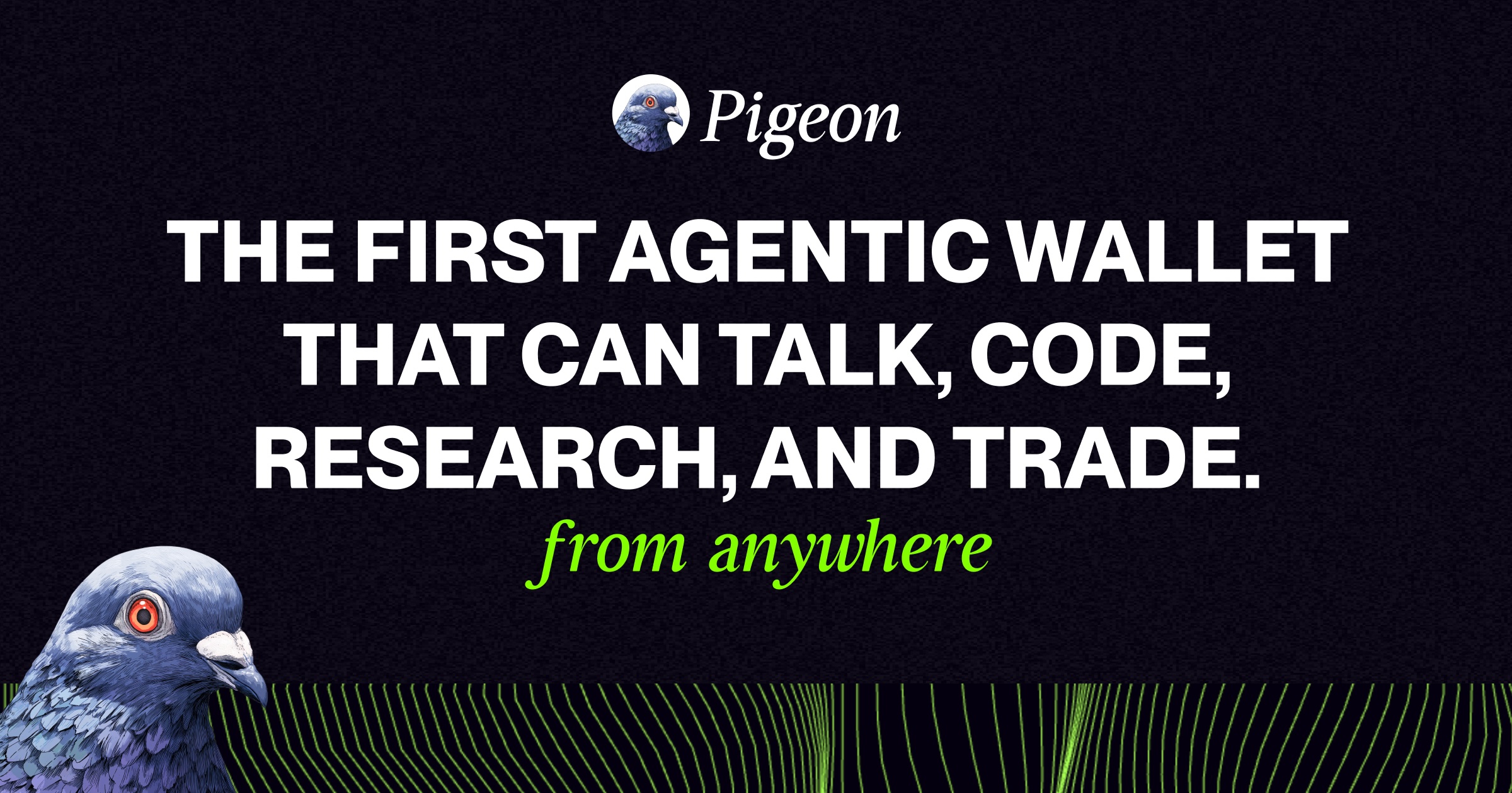 Pigeon—Your AI quant for infinite markets